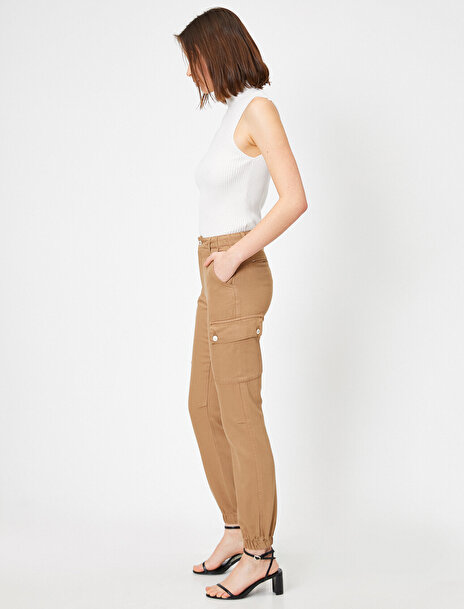 Koton Kadın Cep Detaylı Kargo Pantolon
