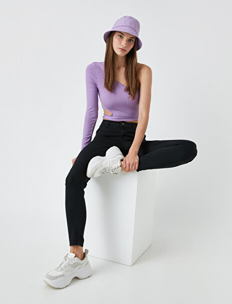 Koton Ole Genç Kız Push Up Jean - Normal Bel Toparlayıcı Dar Kesim Dar Paça Pantolon