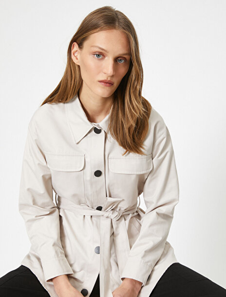 Koton Kadın Beli Bağlamalı Ceket