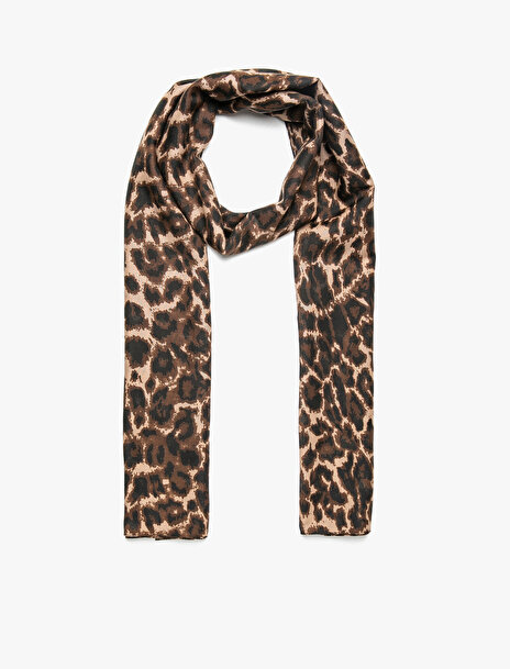 Koton Kadın Leopar Desenli Şal