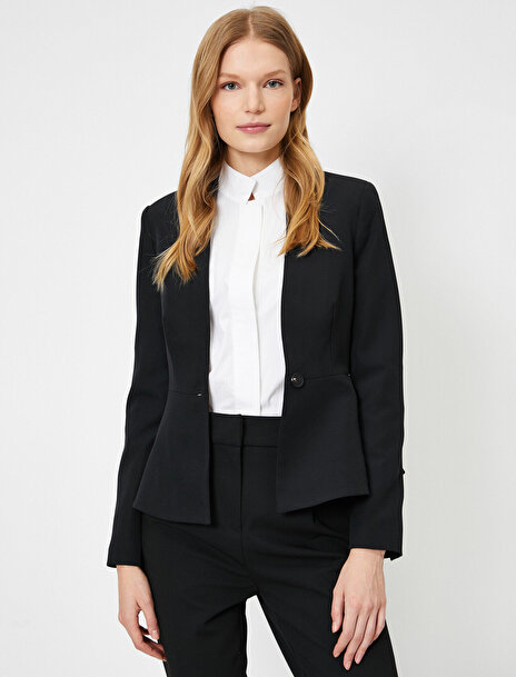 Koton Kadın V Yaka Blazer Ceket