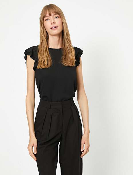 Koton Kadın Volan Detaylı Bluz