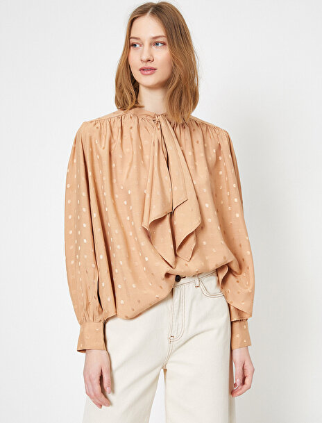 Koton Kadın Fular Yaka Bluz