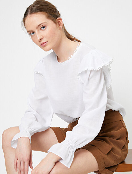 Koton Kadın Volanlı Bluz