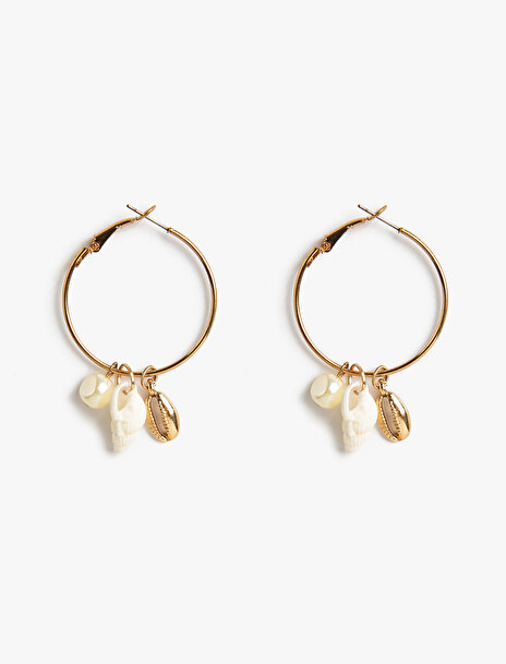 Koton Kadın Deniz Kabuklu Halka Küpe Koton Kadın Deniz Kabuklu Halka Küpe