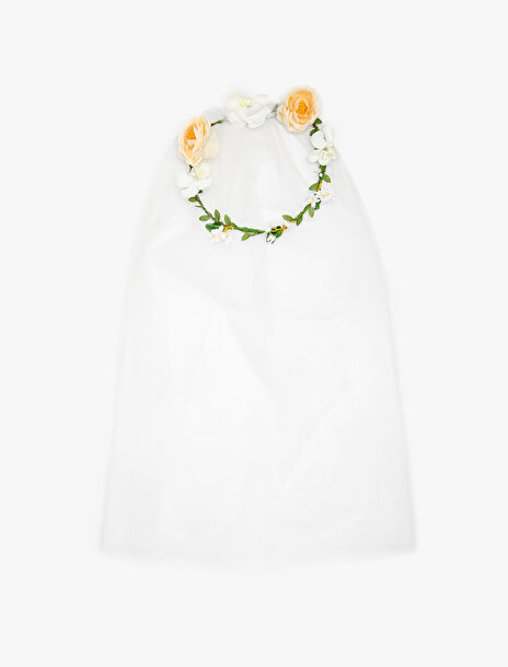 Koton Kadın Bridal Çiçekli Taç