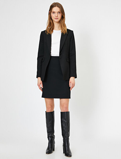 Koton Kadın Cep Detaylı Kalem Etek