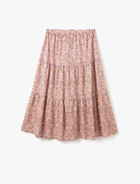 Koton Kadın %100 Pamuk Çiçekli Etek Koton Kadın %100 Pamuk Çiçekli Etek