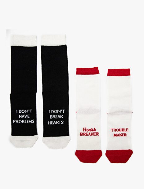 Koton Kadın Çift Çorap Seti