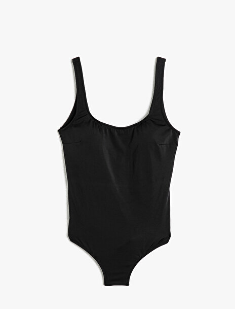 Koton Kadın Yaka Detaylı Mayo