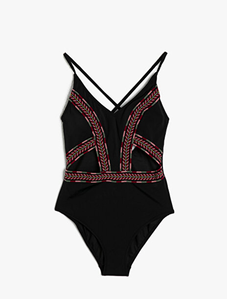 Koton Kadın İşlemeli Mayo