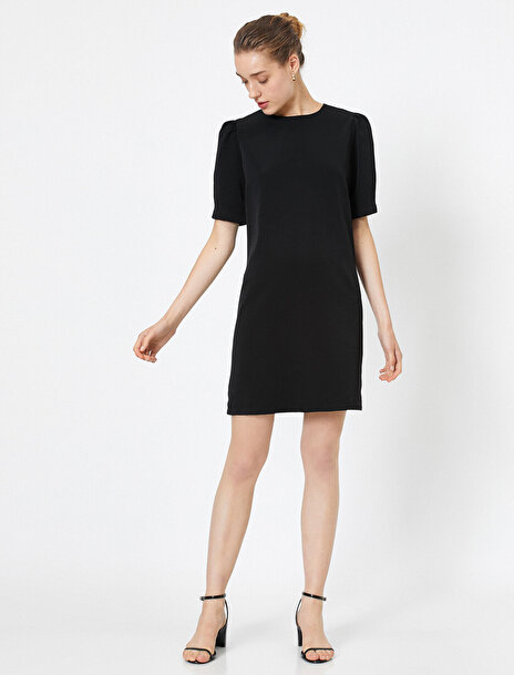 Koton Kadın Siyah Klasik Elbise