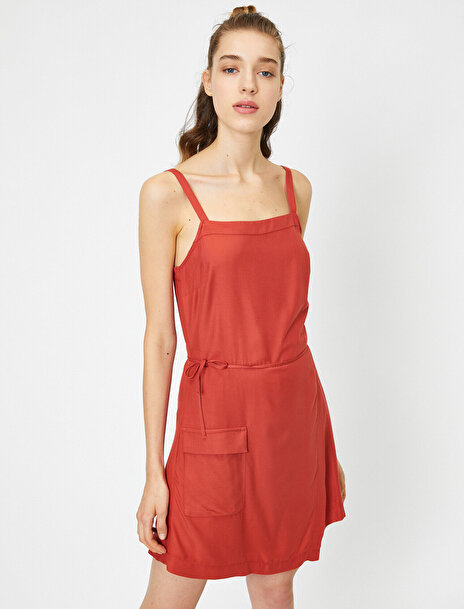 Koton Kadın Askılı Cep Detaylı Tulum