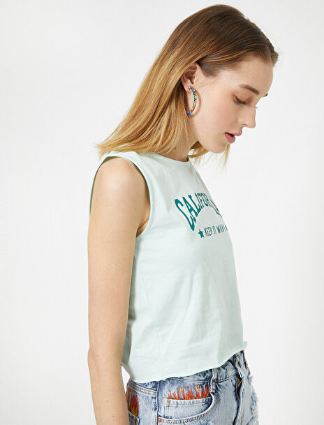 Koton Kadın Yazılı Baskılı Atlet