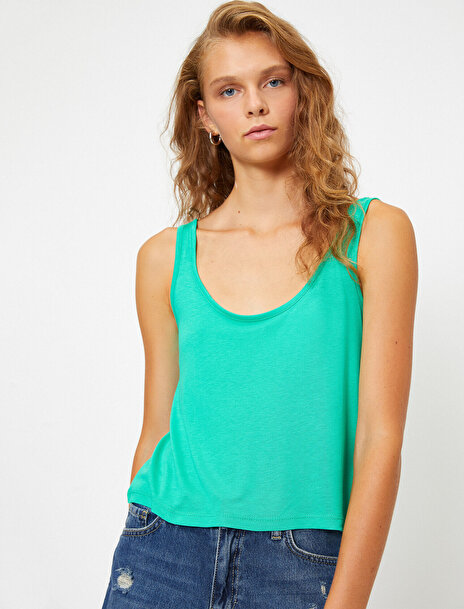 Koton Kadın İnce Askılı Viskoz Atlet Koton Kadın İnce Askılı Viskoz Atlet