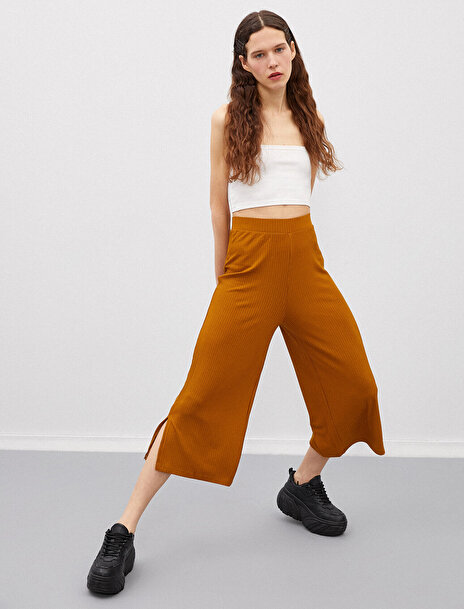 Koton Ole Genç Kız Normal Bel Kısa Paça Pantolon