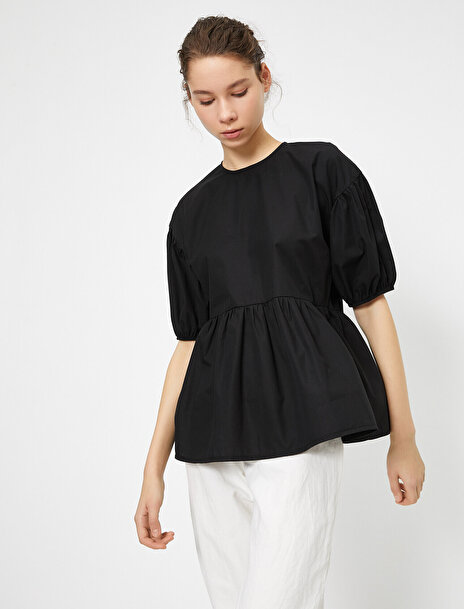 Koton Kadın Bisiklet Yaka Gömlek