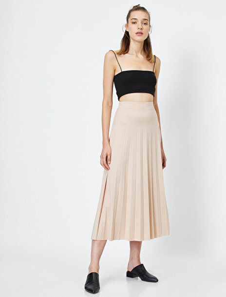 Koton Kadın Pilili Uzun Etek Koton Kadın Pilili Uzun Etek