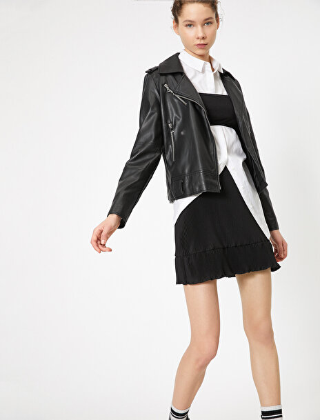 Koton Ole Genç Kız Pilili Etek