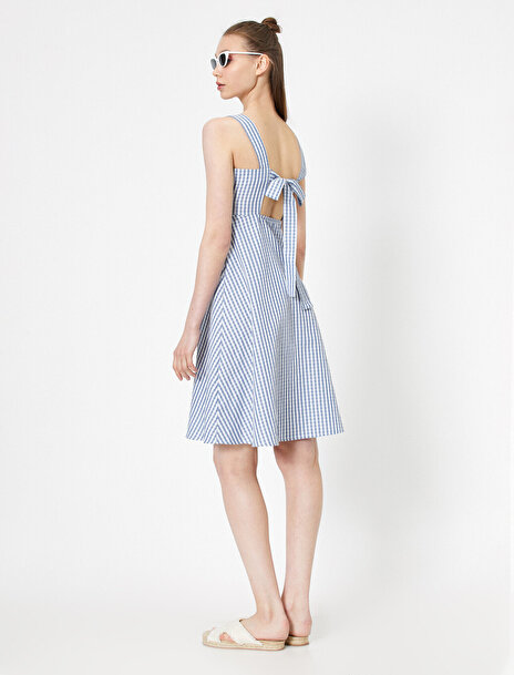 Koton Ole Genç Kız Kareli Elbise