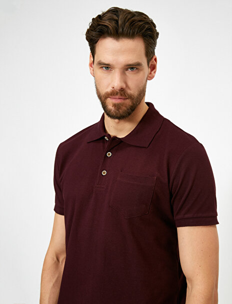 Koton Erkek Polo Yaka Cep Detaylı Regular Fit Basic Tişört Koton Erkek Polo Yaka Cep Detaylı Regular Fit Basic Tişört