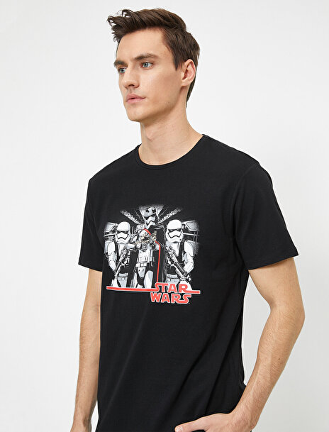 Koton Erkek Star Wars Lisanslı Baskılı T-Shirt