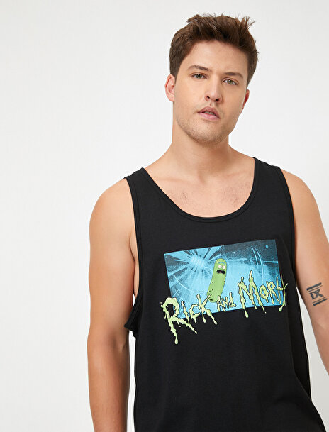 Koton Erkek Rick and Morty Lisanslı Atlet Koton Erkek Rick and Morty Lisanslı Atlet