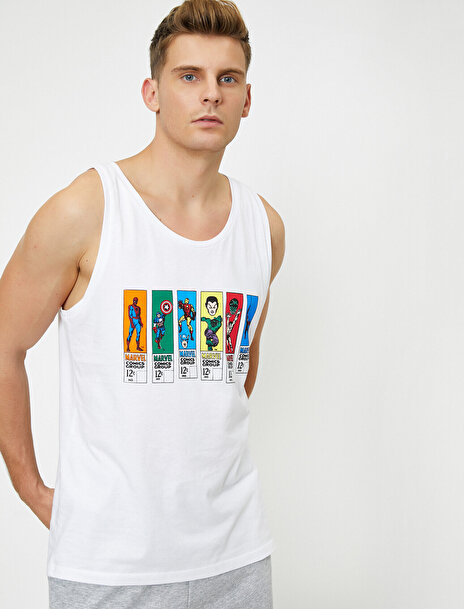 Koton Erkek Pamuklu Marvel Lisanslı Atlet