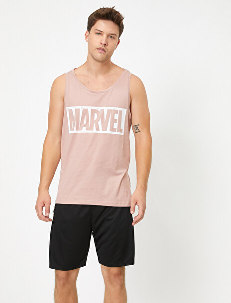 Koton Erkek Marvel Lisanslı Yazılı Baskılı Atlet Koton Erkek Marvel Lisanslı Yazılı Baskılı Atlet