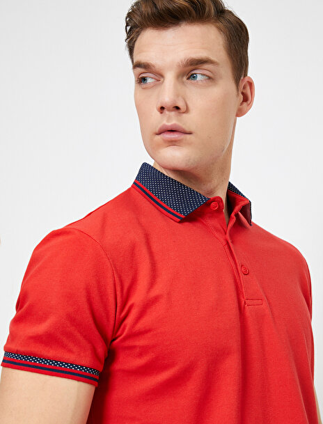 Koton Erkek Polo Yaka Pike Kumaş Slim Fit Tişört