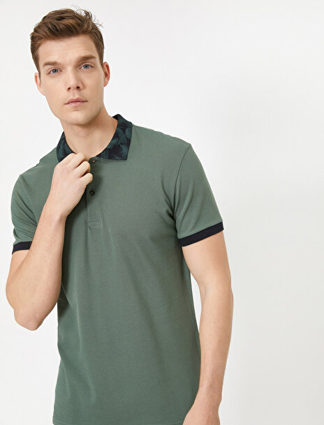 Koton Erkek Polo Yaka Kısa Kol % Pamuklu Tişört