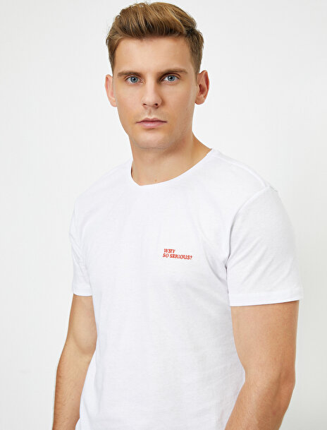 Koton Erkek Pamuklu Bisiklet Yaka Kısa Kollu Slim Fit Tişört Koton Erkek Pamuklu Bisiklet Yaka Kısa Kollu Slim Fit Tişört