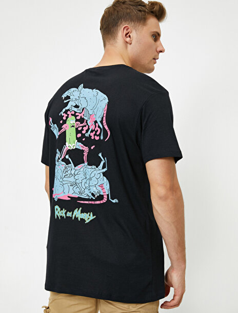 Koton Erkek Rick and Morty Lisanslı Baskılı Kısa Kollu Tişört Koton Erkek Rick and Morty Lisanslı Baskılı Kısa Kollu Tişört