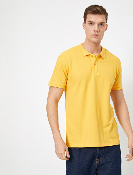 Koton Erkek Polo Yaka Kısa Kollu Slim Fit Basic Tişört Koton Erkek Polo Yaka Kısa Kollu Slim Fit Basic Tişört