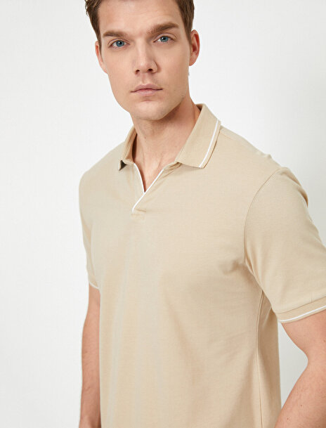 Koton Erkek Polo Yaka Kısa Kollu % Pamuklu Tişört