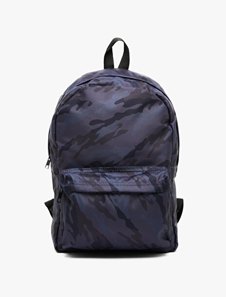 Koton Erkek Kamuflaj Desenli Sırt Çantası