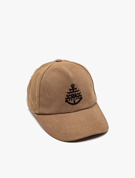 Koton Erkek İşlemeli Şapka