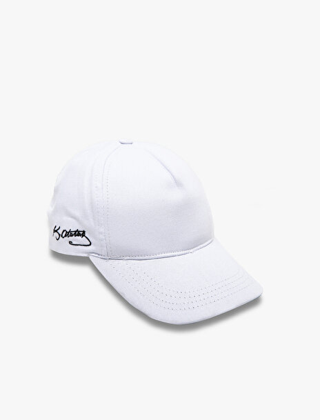 Koton Erkek Atatürk İmzası Baskılı Şapka