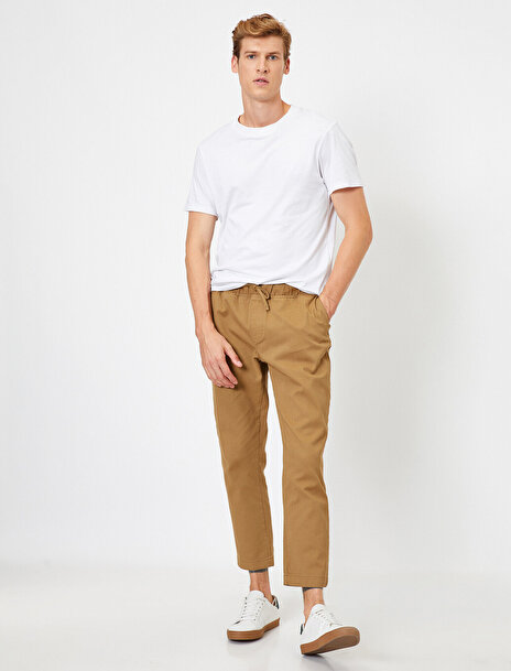 Koton Erkek Bağcıklı Chino Pantolon