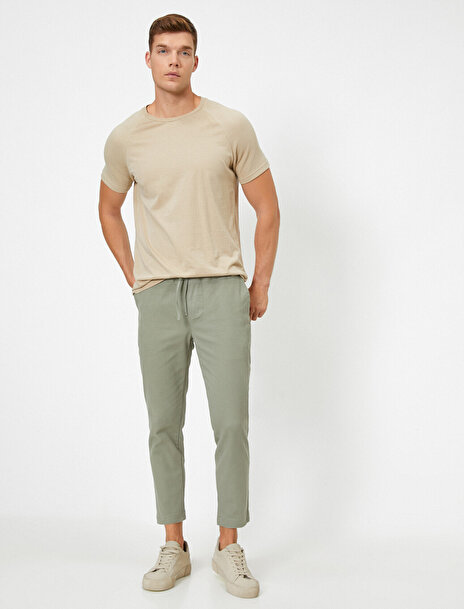 Koton Erkek Bağcıklı Chino Pantolon