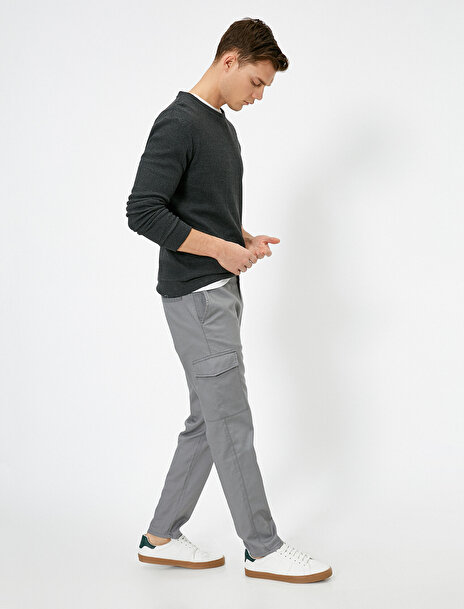 Koton Erkek Cep Detaylı Kargo Pantolon