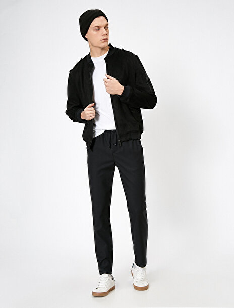 Koton Erkek Beli Bağlamalı ve Lastikli Rahat Fit Pantolon