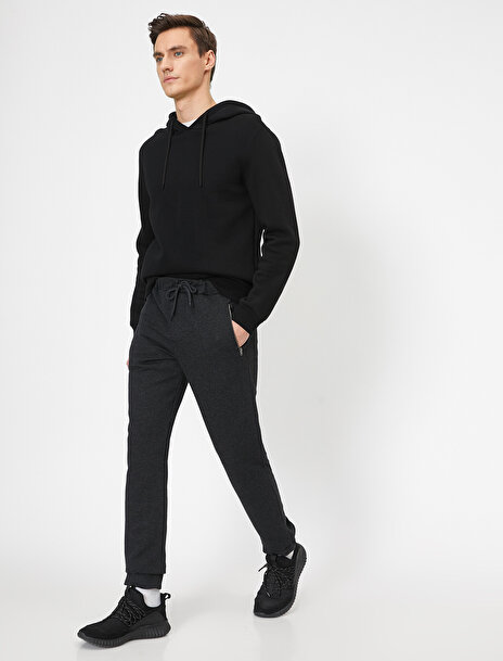 Koton Erkek Fermuarlı Cepli Jogger Eşofman Altı