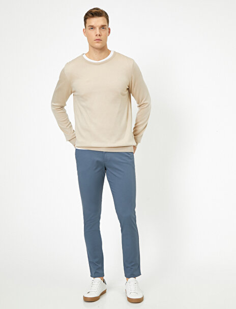 Koton Erkek Cep Detaylı Skinny Fit Pantolon Koton Erkek Cep Detaylı Skinny Fit Pantolon