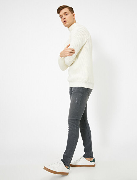 Koton Erkek Super Skinny Fit Kot Pantolon - Justin Jean