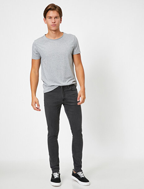 Koton Erkek Skinny Fit Kot Pantolon - Michael Basic Jean Koton Erkek Skinny Fit Kot Pantolon - Michael Basic Jean