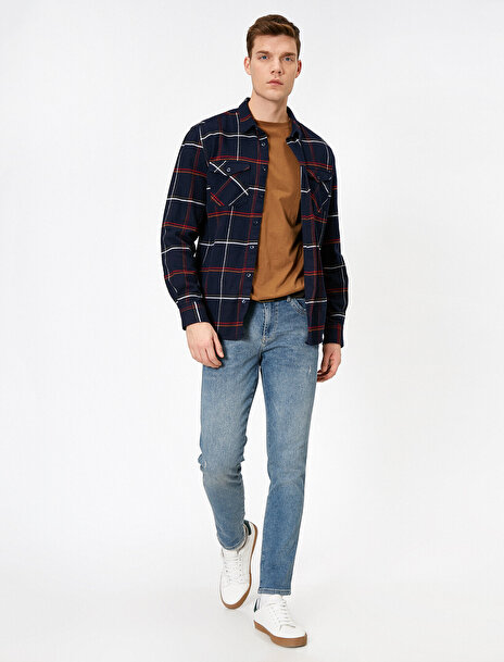 Koton Erkek Super Skinny Fit Kot Pantolon - Justin Jean