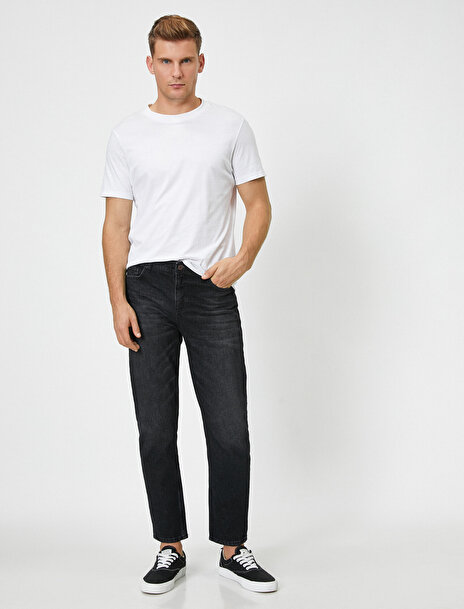 Koton Erkek Regular Fit Kot Pantolon - Robert Jean Koton Erkek Regular Fit Kot Pantolon - Robert Jean