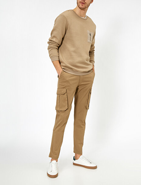 Koton Erkek Cep Detaylı Jogger Fit Kargo Pantolon