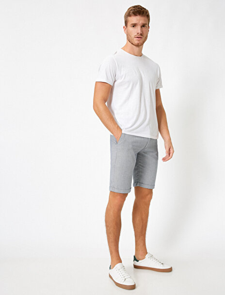 Koton Erkek Cepli Chino Şort